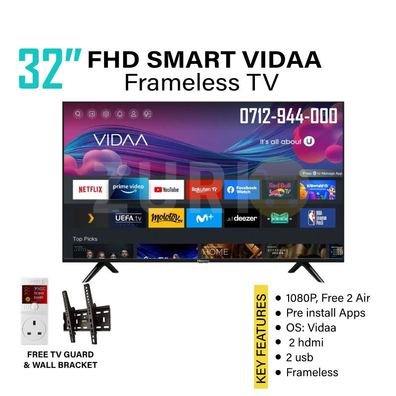 Hisense 32A4K 32 inch FHD Smart TV Price in Kenya-Best Price at Hisense ...